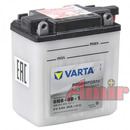 Akumulator Varta 6N6-3B-1 - 6V 6Ah 30A Powersports